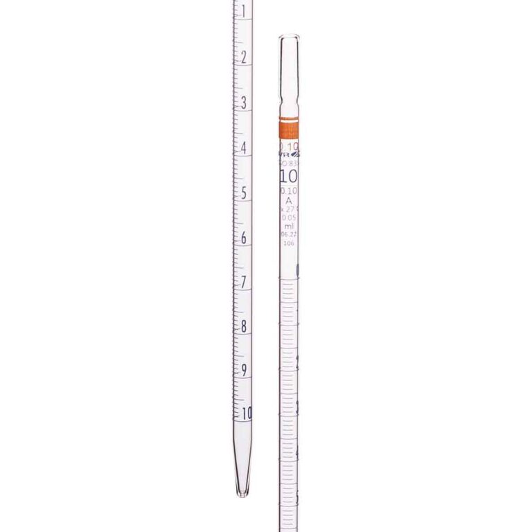 Pipette, Graduated, Mohr Type, Class A With NABL Certificate