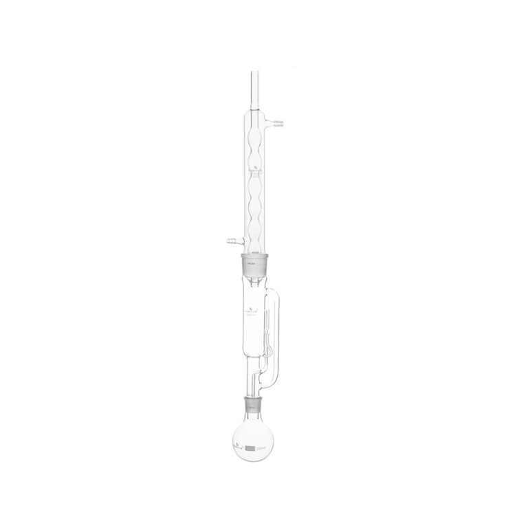 Soxhlet Extraction Apparatus,consist of Flask, Extractor and Condenser